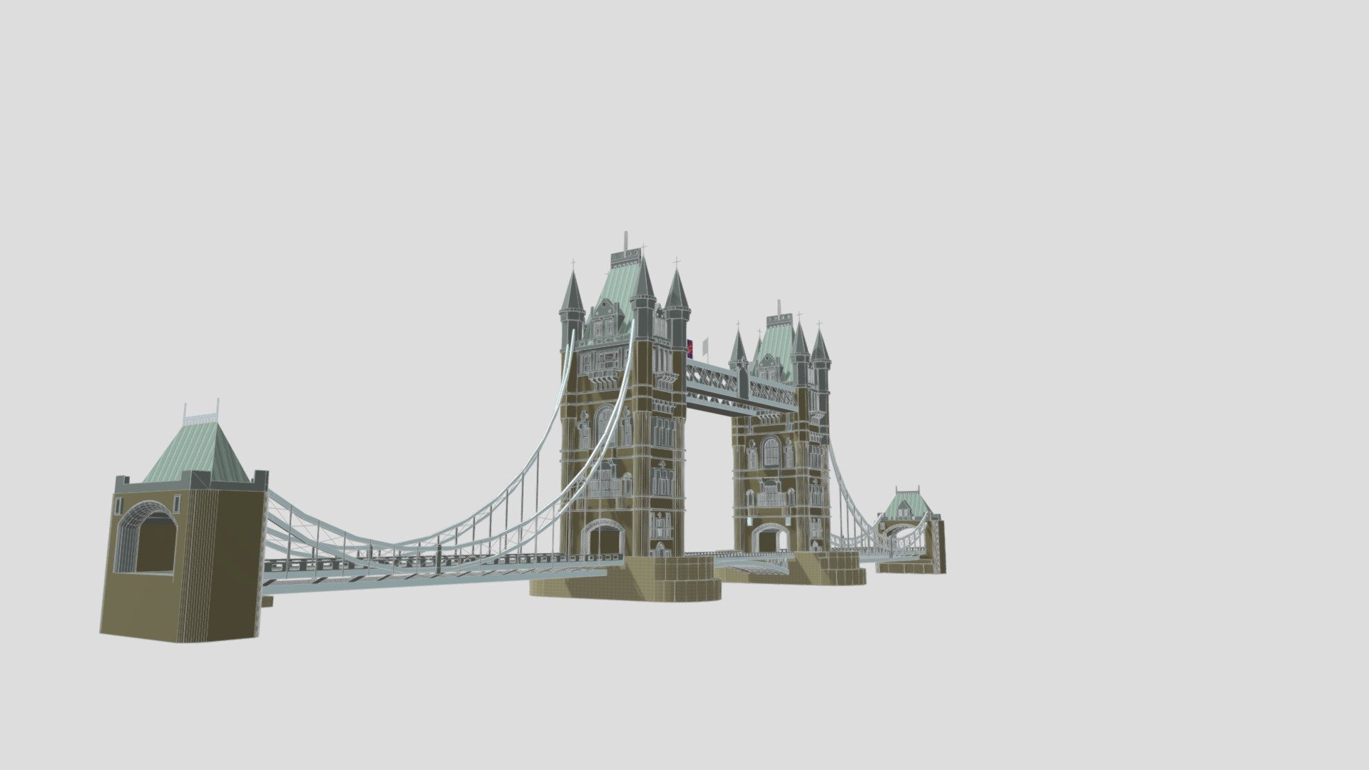 Bridge Tower Cars 2 - Download Free 3D model by World game ...