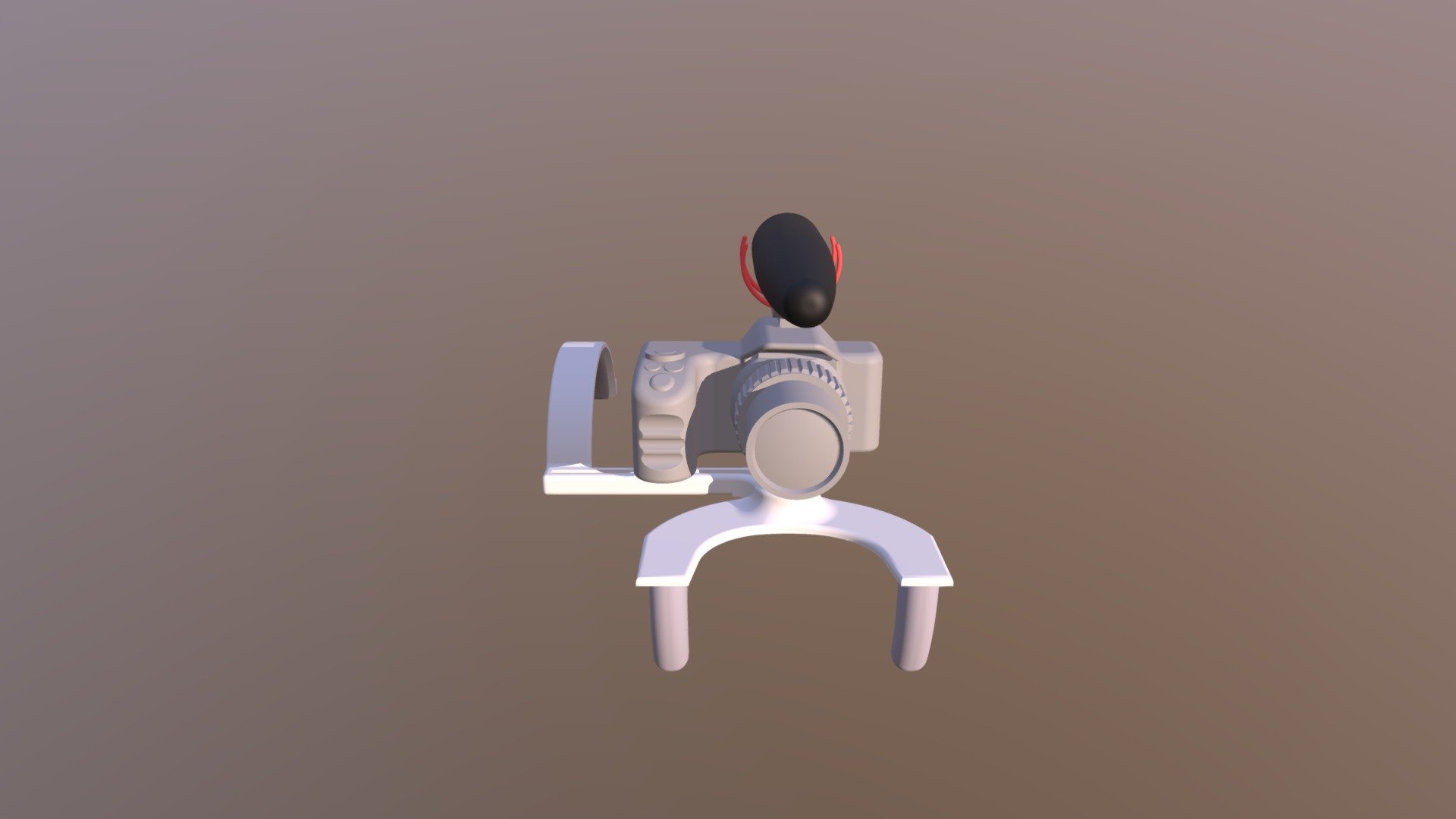 Camera Rig with Nikon camera and mic - 3D model by Micah Sturtevant ...