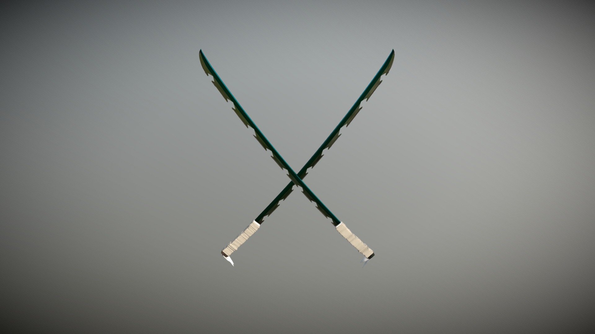 katana Inosuke Hashibira Demon Slayer - Download Free 3D model by Said ...
