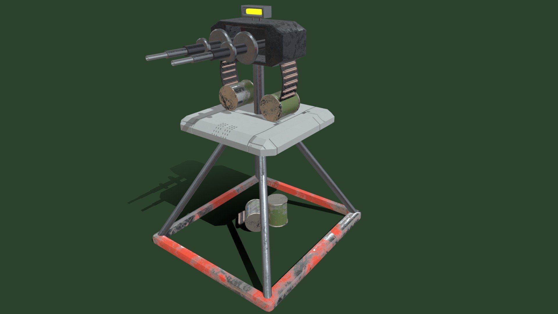 Turret Auto - 3D model by DminKing [41c864a] - Sketchfab