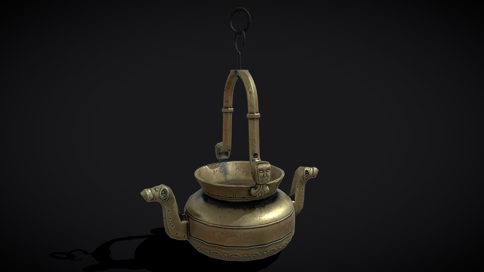Medieval Brass Laver - Buy Royalty Free 3D model by ...