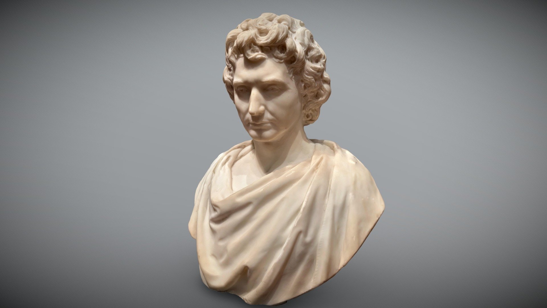 Bust of Edwin Wallace Stoughton, Marble - Buy Royalty Free 3D model by ...