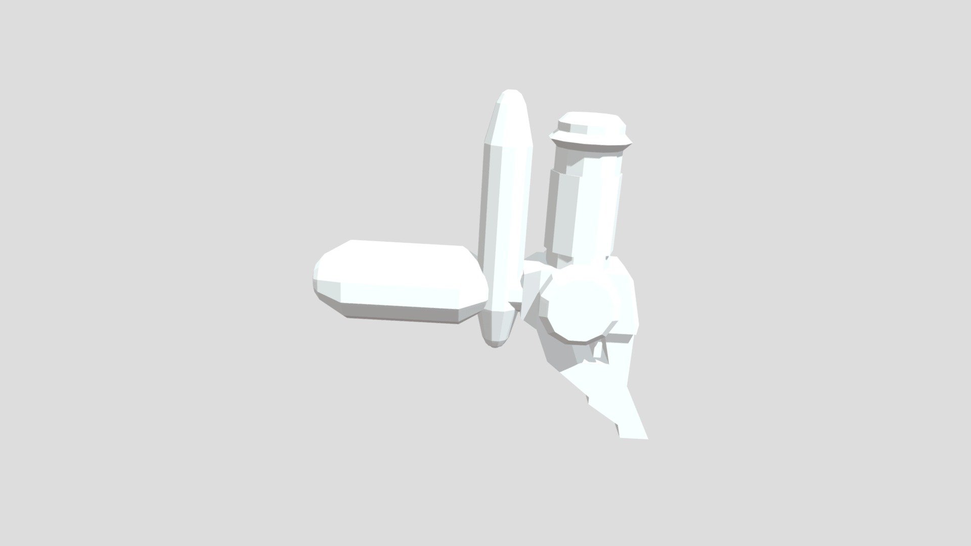 McBucket Gun Minecraft/Low-poly - Download Free 3D model by fonysos ...