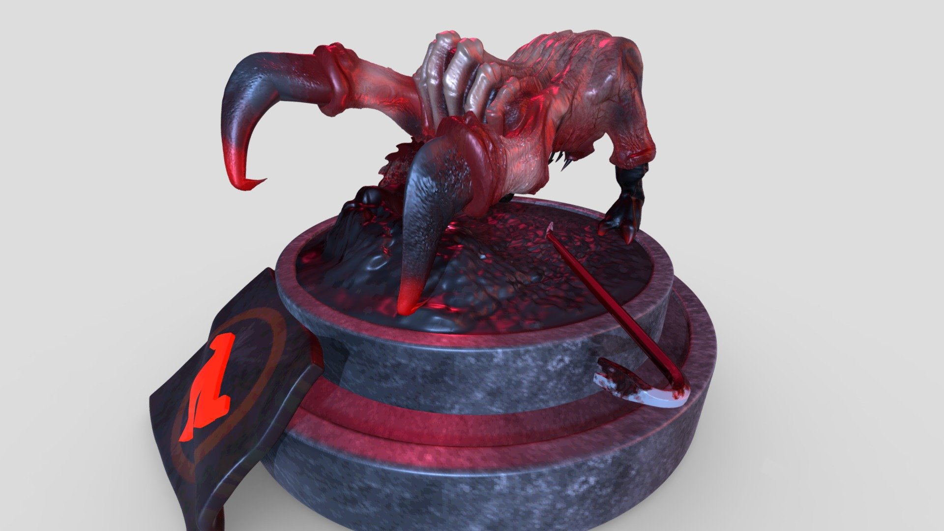“Standart Headcrab” from Half-life (Valve) - Download Free 3D model by ...