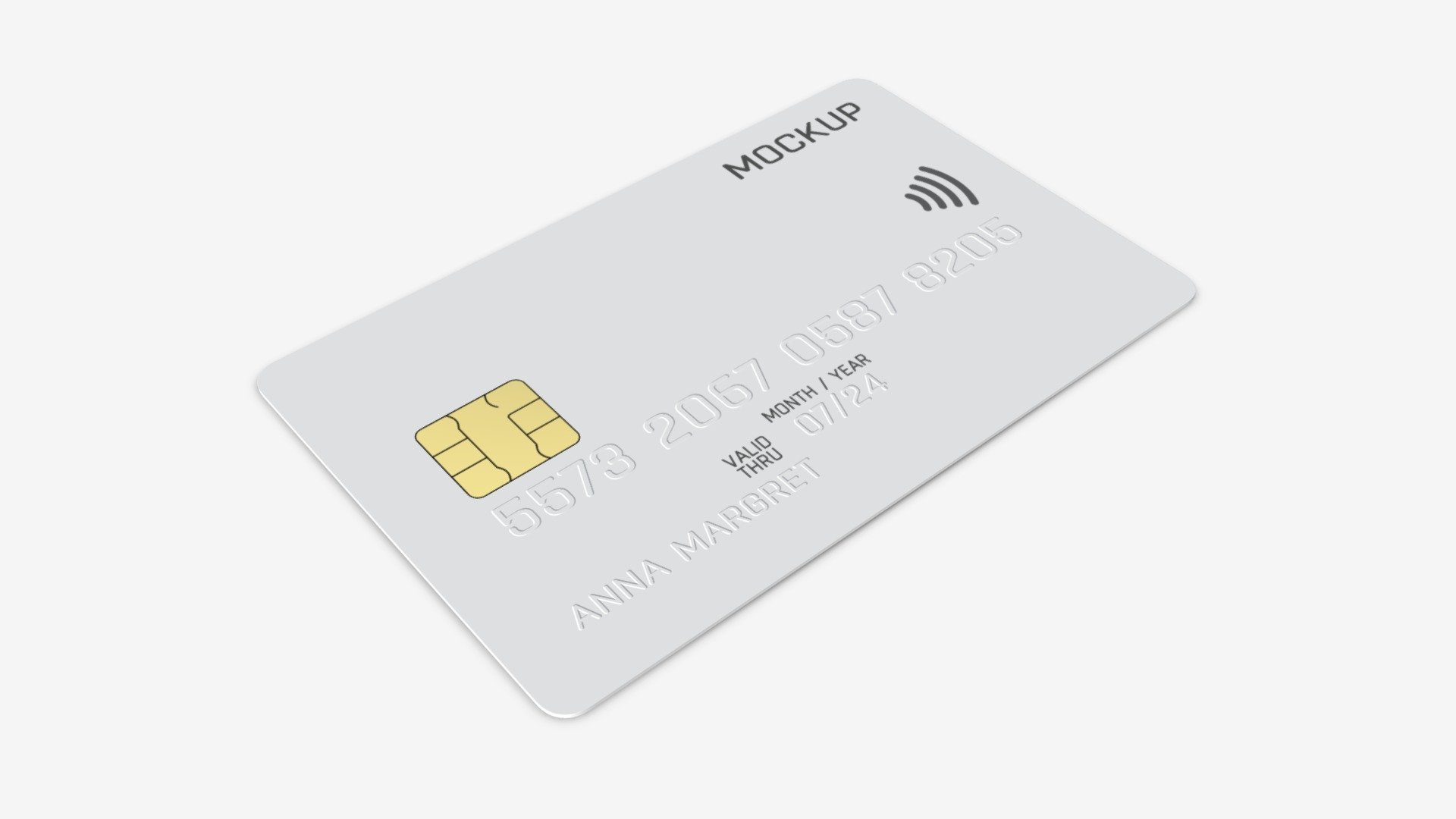 Credit debit card 01 - Buy Royalty Free 3D model by HQ3DMOD ...