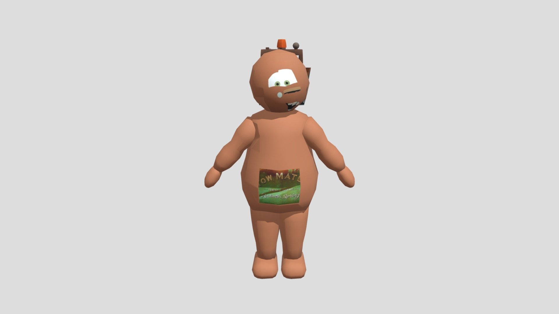 Tow Mater Humanized - Download Free 3D model by camp lazlo & lackadaisy ...