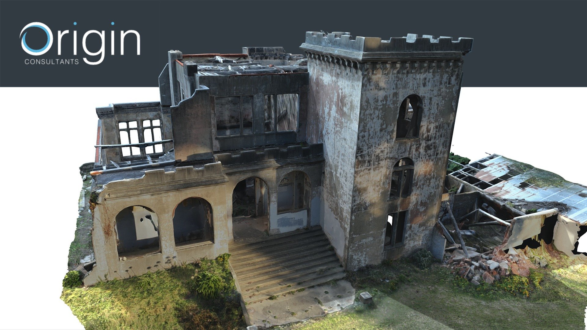 Cargill's Castle - Dunedin - 3D model by Origin_Consultants (@OriginConsultants) [41d1a8f ...