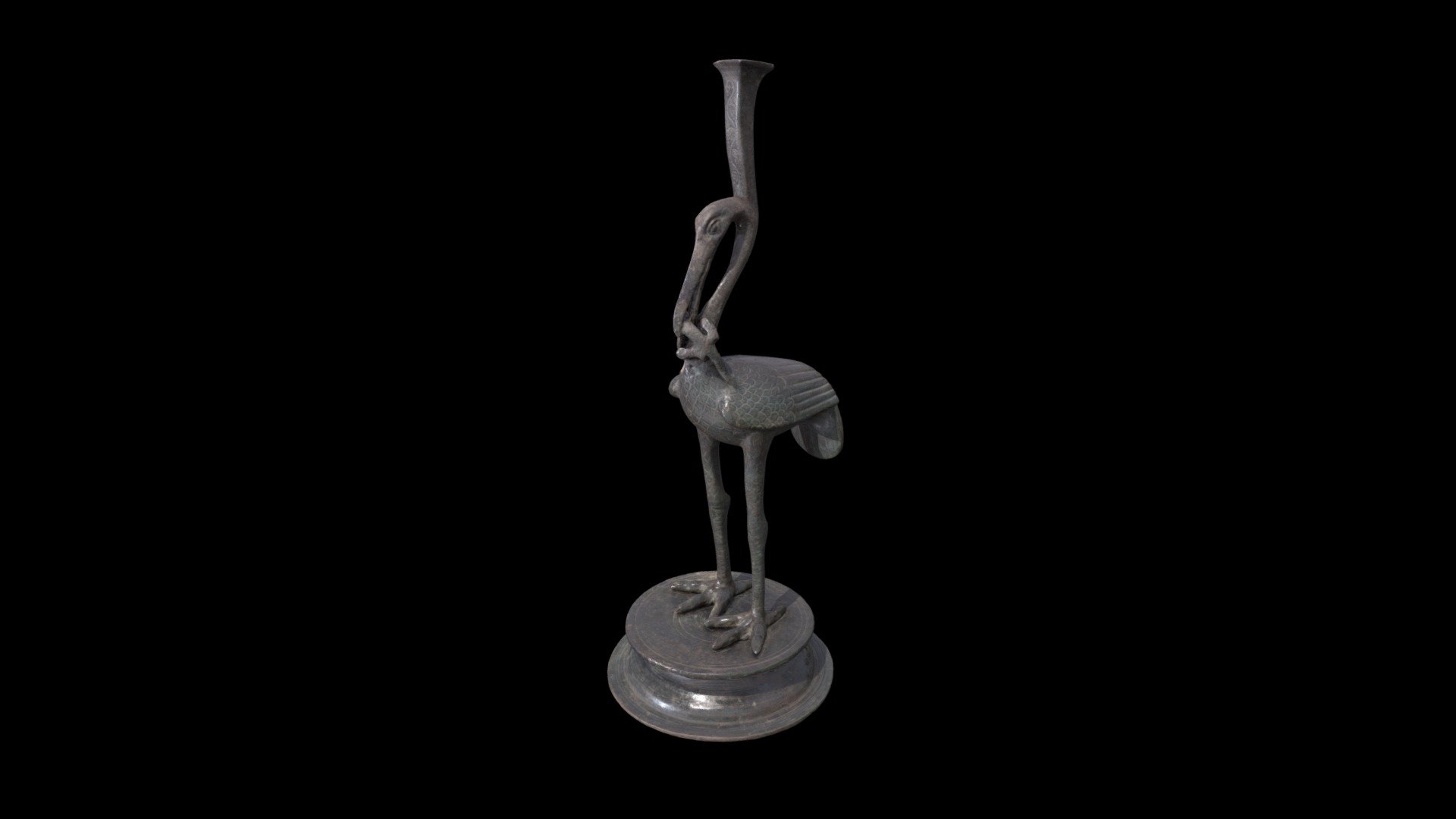 1974.3 Ibis Eating a Lizard - Download Free 3D model by Cleveland ...