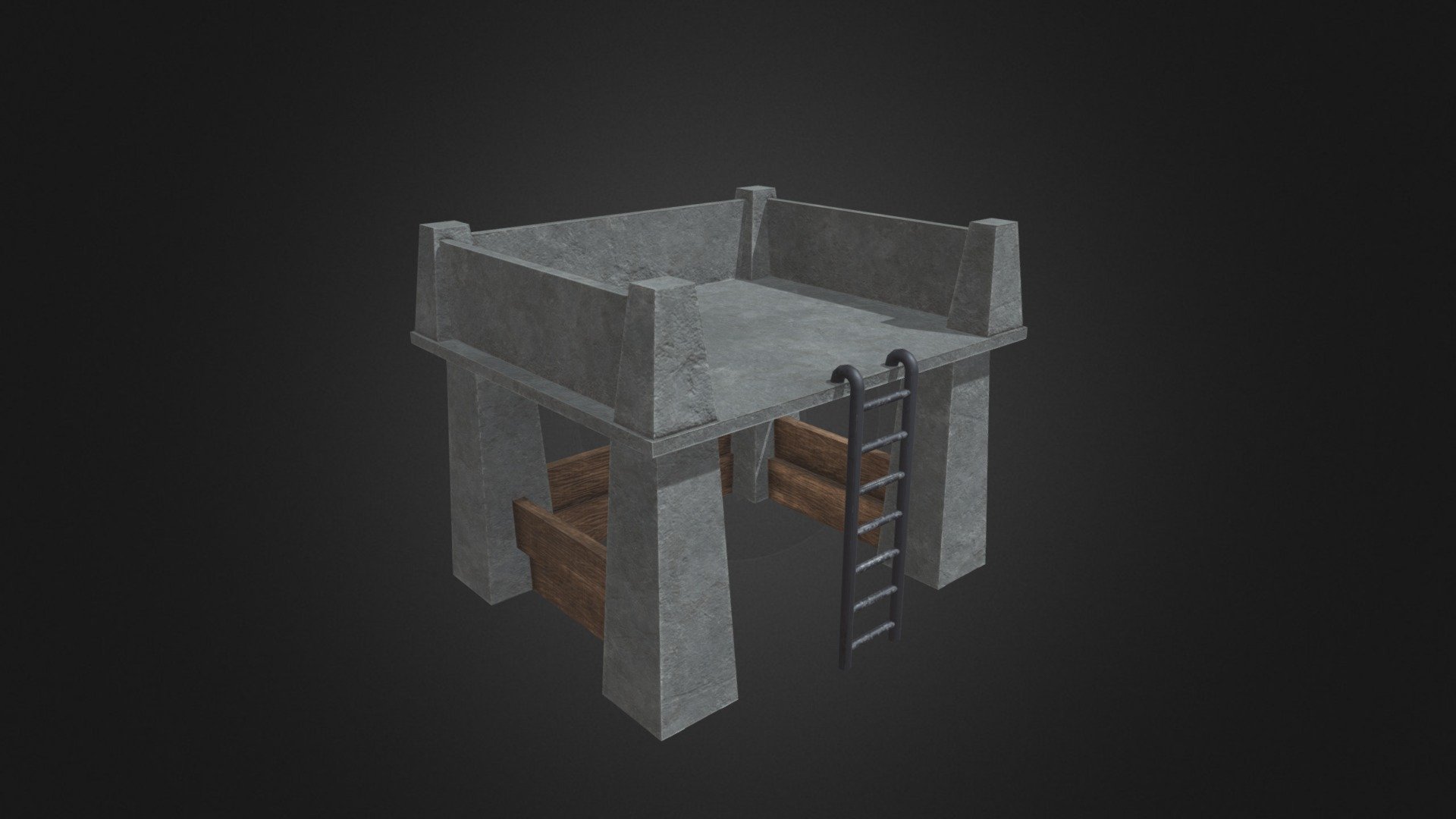 Gun Tower 4 - Download Free 3D model by Not Good Enough (@Not_Good ...