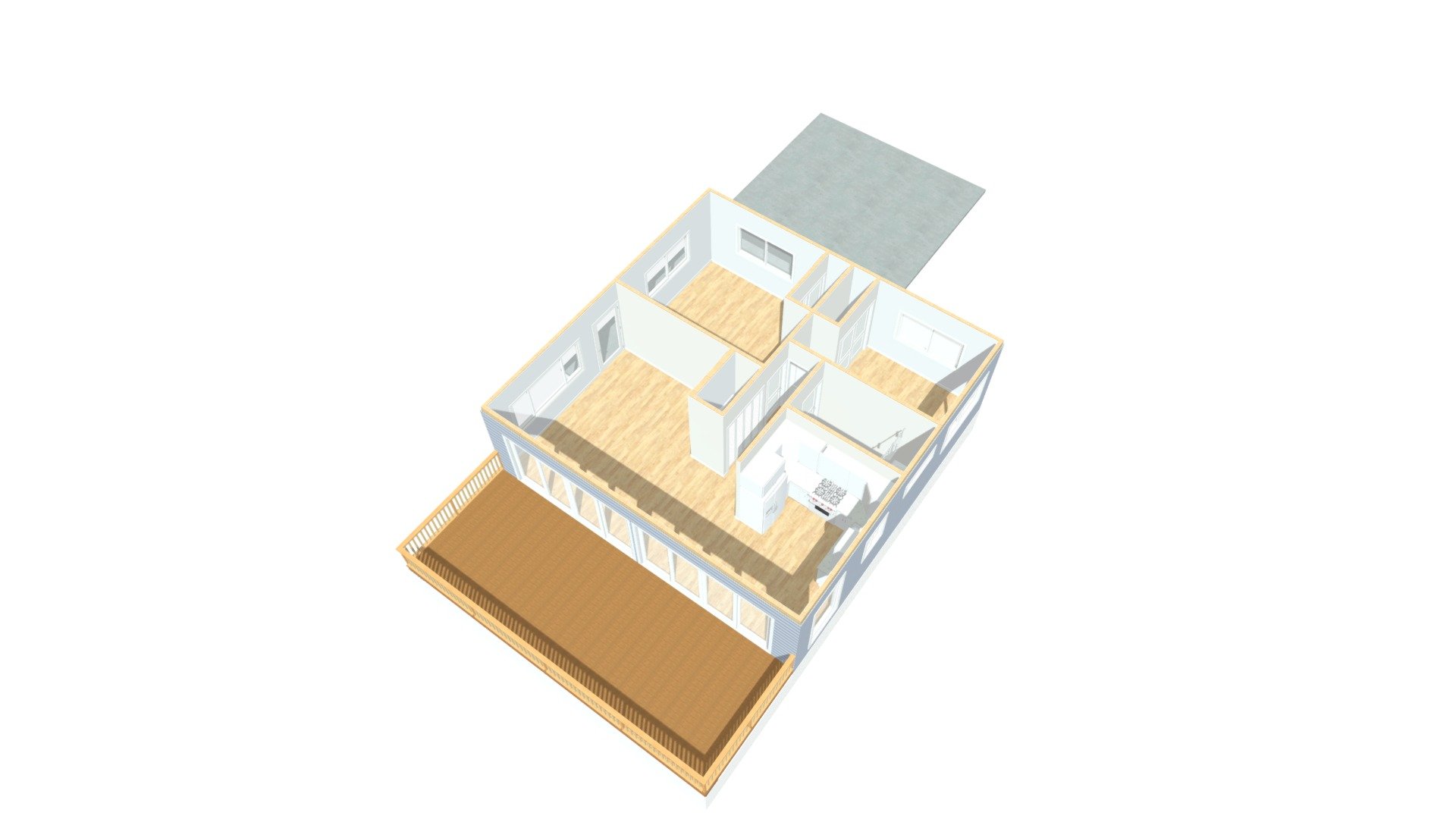 e-1 MOSSBARGER & BRIGGS 2 OHANA PLANS - 3D model by Pro Draft, Inc ...
