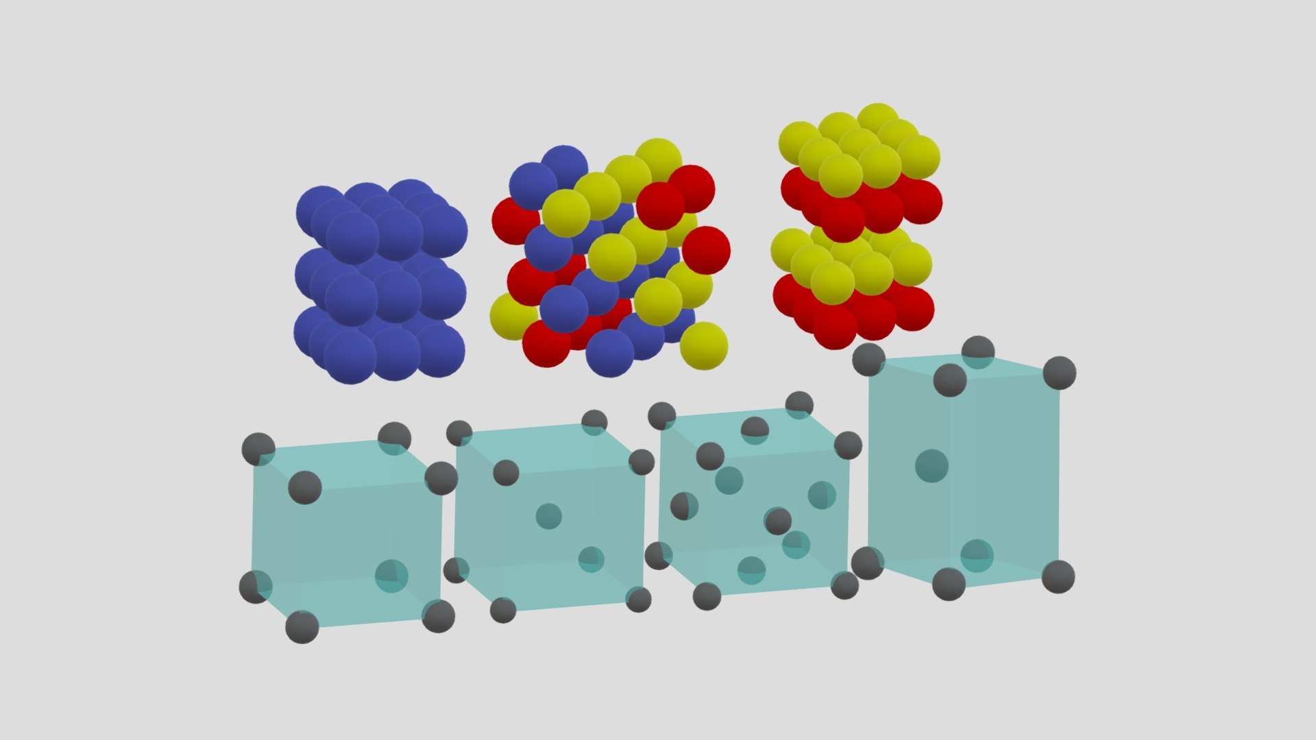 Crystal Structures Unit Cells - 3D model by Vera4Art (@Elvera.Viljoen ...