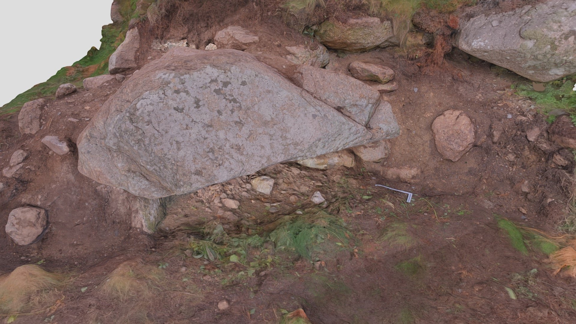 Fallen stone, St Levan Chapel, Cornwall - 3D model by Penwith Landscape ...