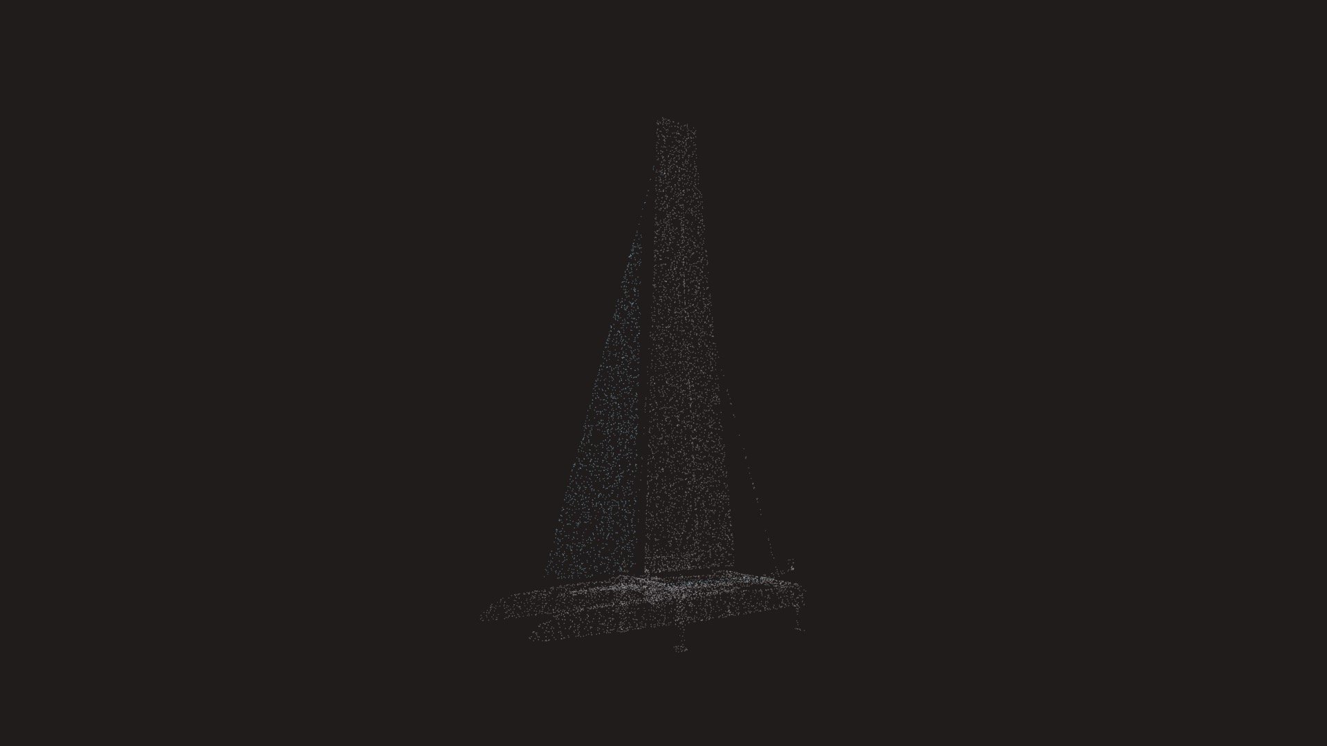 F50_Catamaran- point cloud , first attempt. - 3D model by timsparrow ...