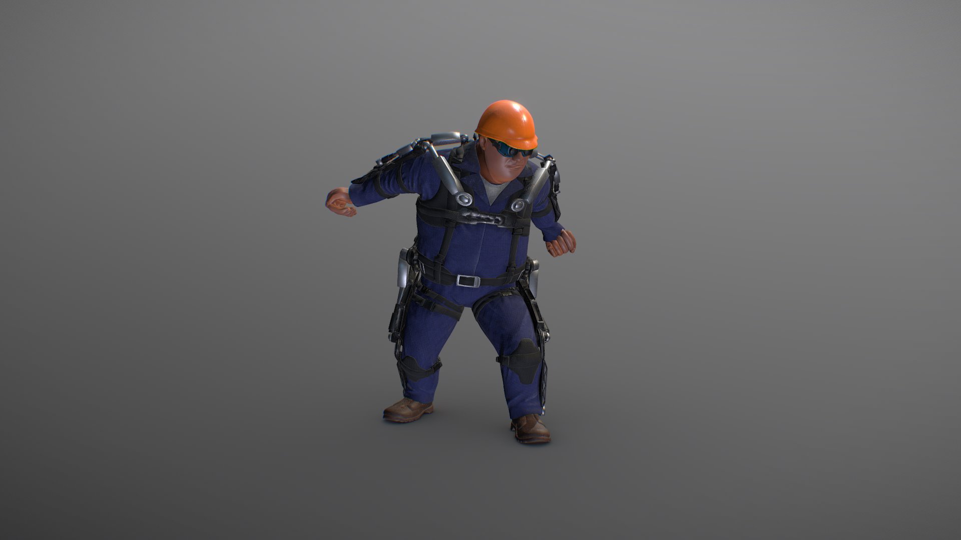 Automan POSE 06 - 3D model by virgodmonkey [41d7b20] - Sketchfab