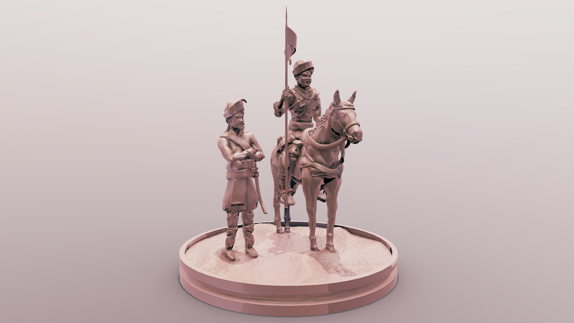 Mysore Soldiers - 3D model by tushar_cg97 [41dabab] - Sketchfab
