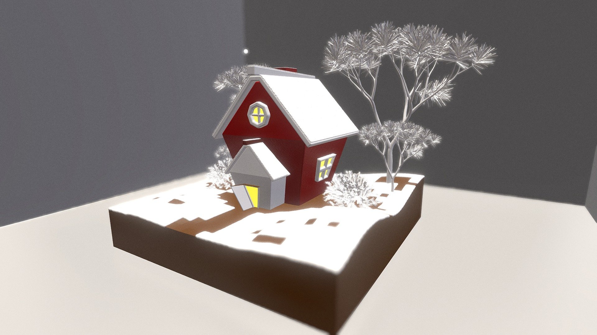 Little Winter Snow House - Download Free 3D model by Aakash Panwar ...