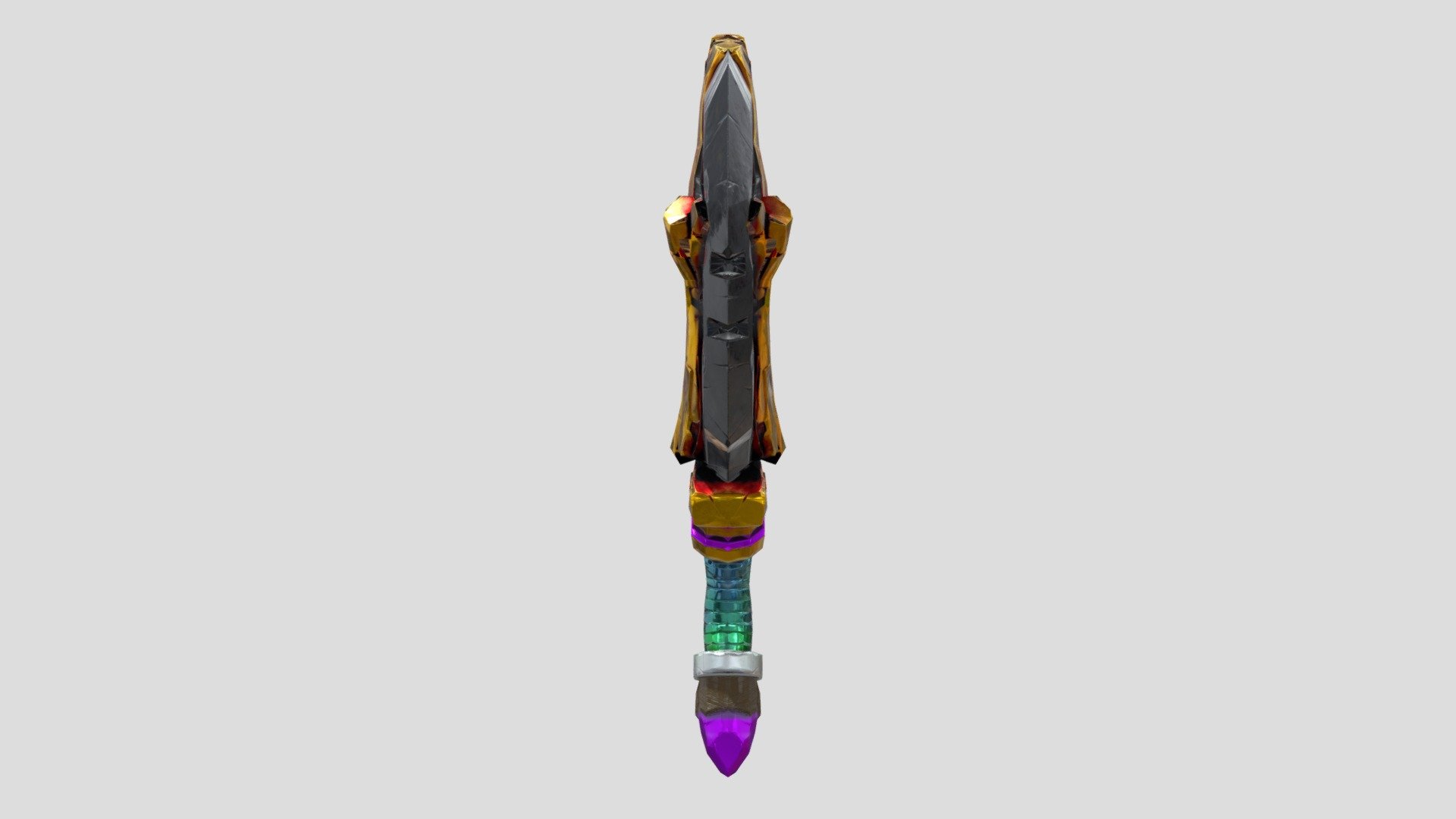 Gold Sword Model - 3D model by Izrael Pearman (@IzraelPearman) [41e2057 ...