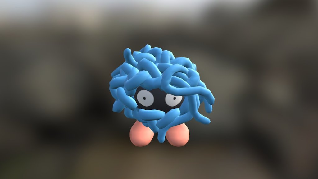 Tangela - 3D model by Rashky [41e4bd0] - Sketchfab