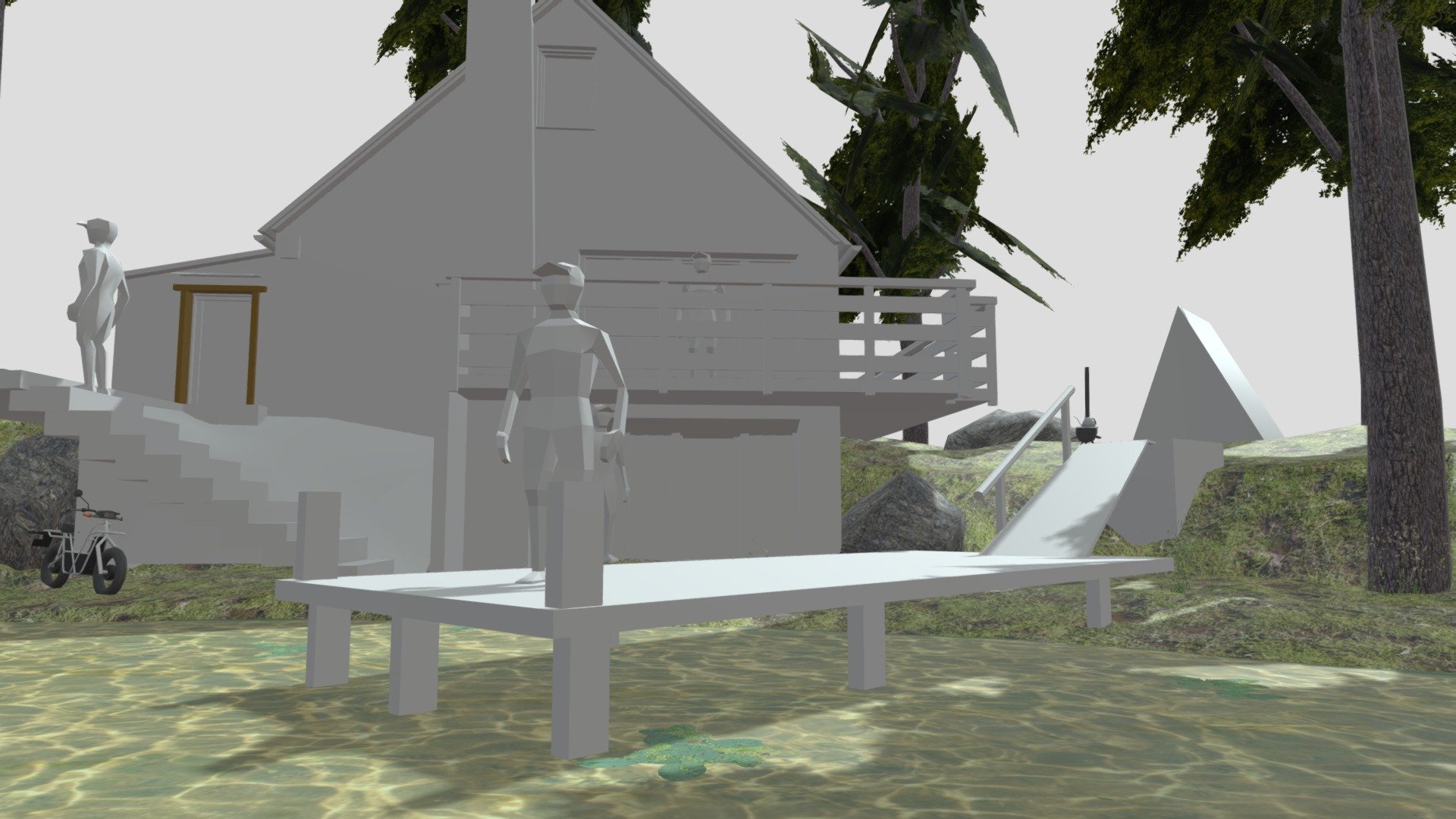 ECO HOUSE - Blockout - Download Free 3D model by Piter Vero ...