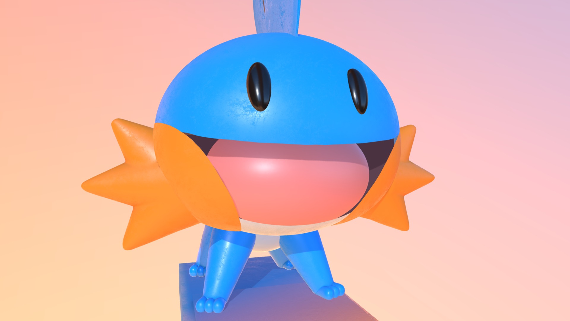 Mudkip - 3D model by Marty_YYZ [41e5c8a] - Sketchfab