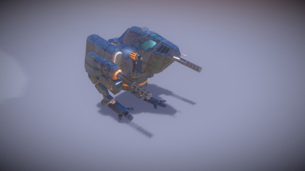 Mech Walker Studio Shot - 3D model by Adrian (@adrian.slusarek ...