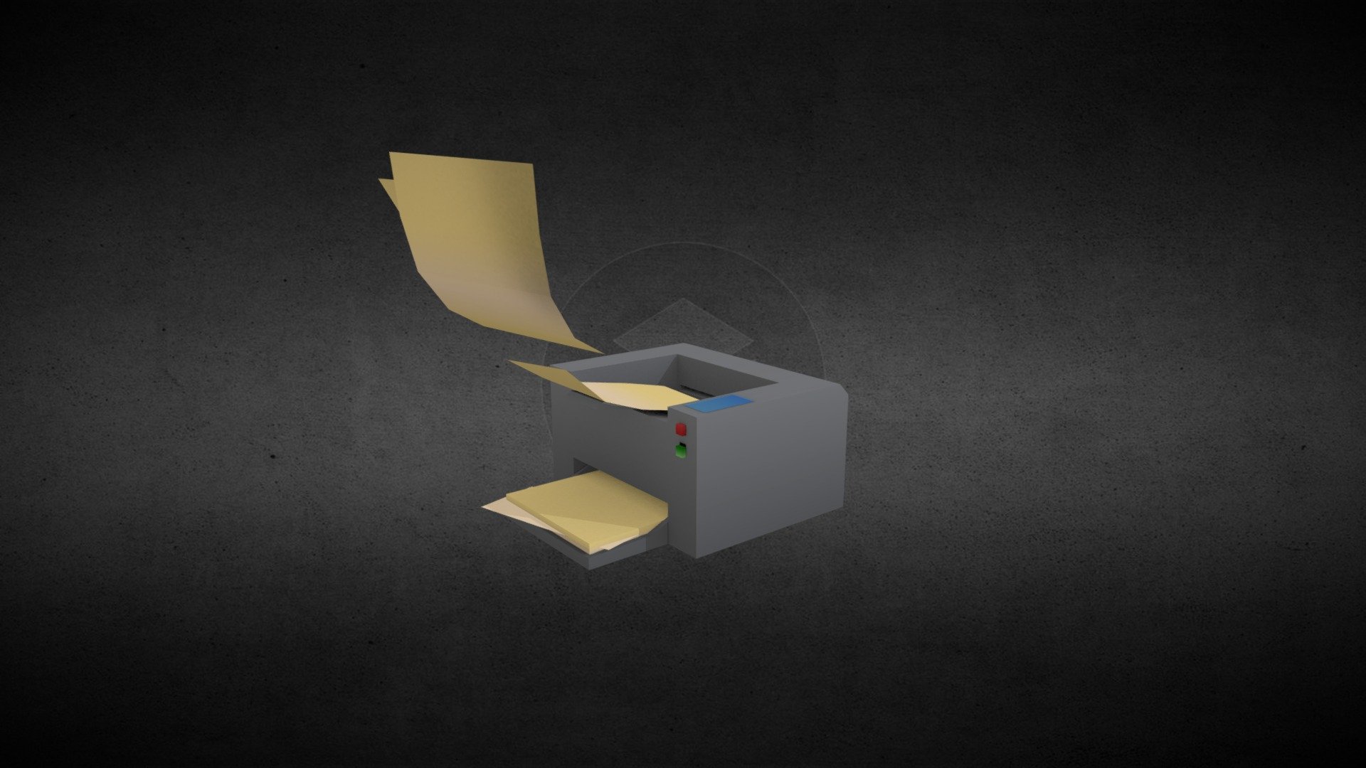 #8 Printer - Household Props Challenge - 3D model by _LowPoly_ [41e73c4 ...