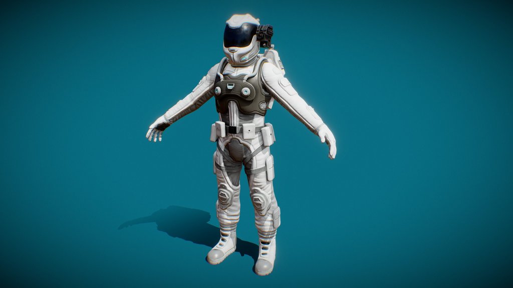 variation on a theme - astronaut - A 3D model collection by Antoine ...