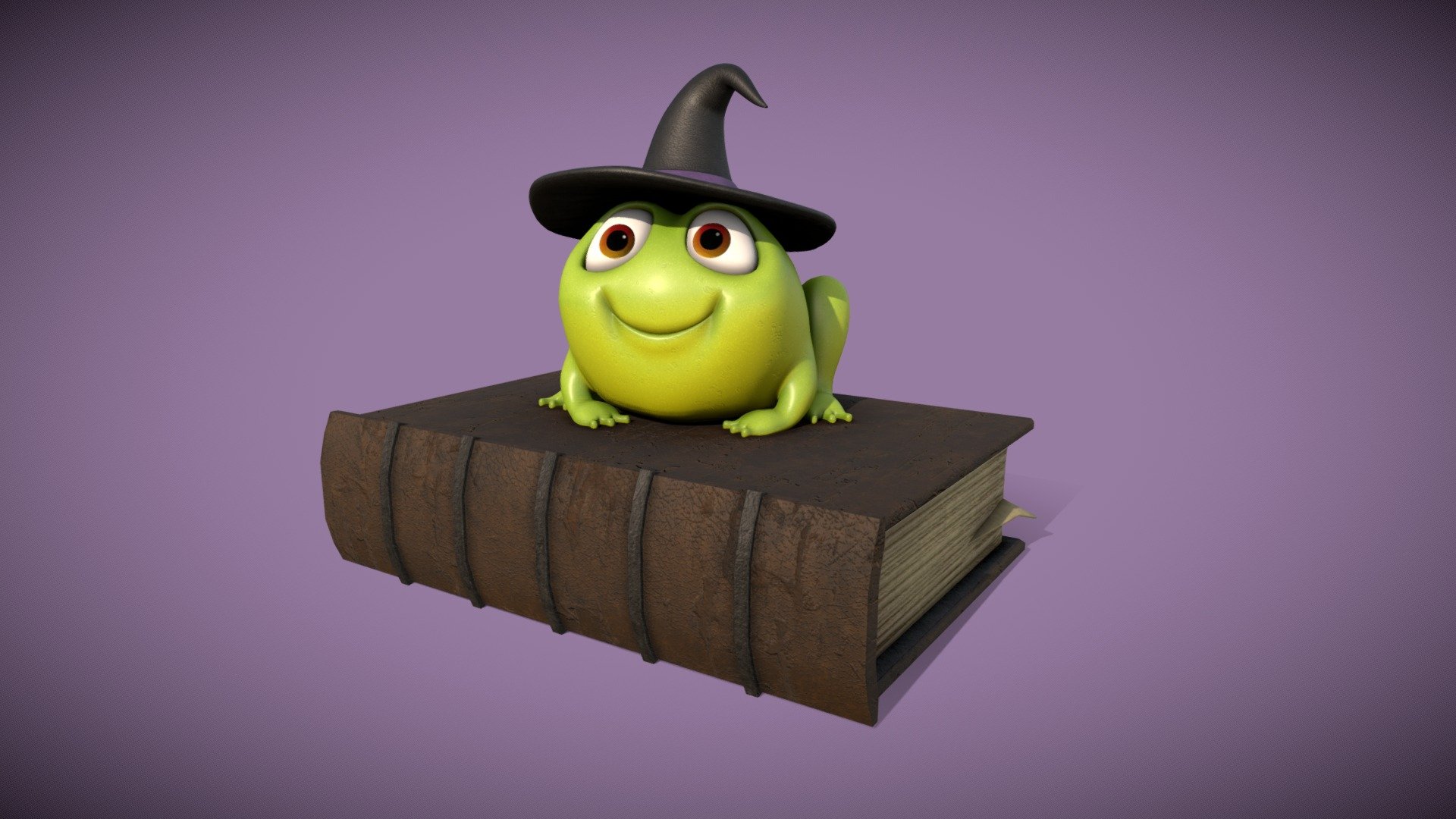 Spellbound Frog - 3D model by ssoliz [41e8fcf] - Sketchfab