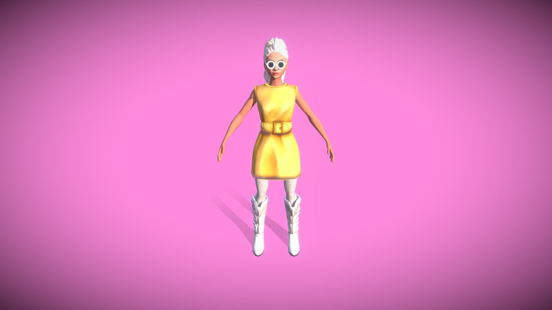 Lady Gaga - Download Free 3D model by Minipoo (@Pocky2022) [41e9290 ...