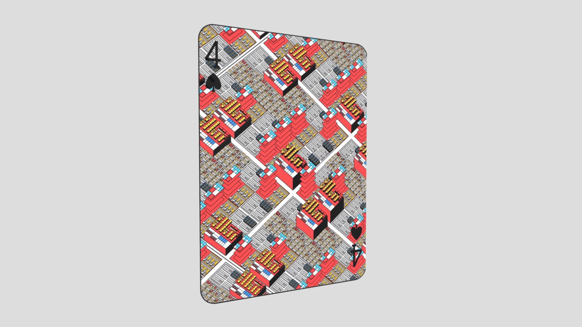4 of Spades, Decagon #254 - 3D model by MorpheusSomnia [41ead50 ...