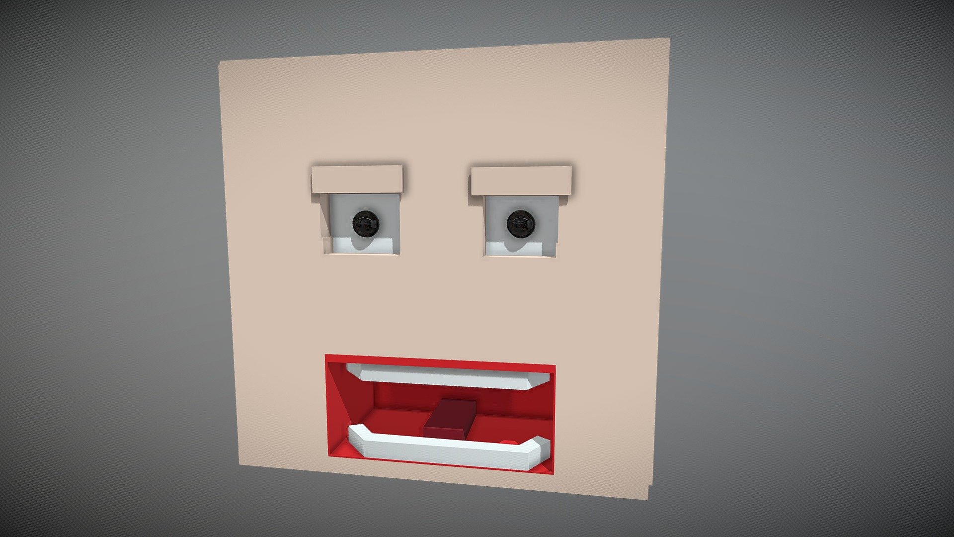 man with open mouth - Download Free 3D model by dromwe [41ebbb1 ...