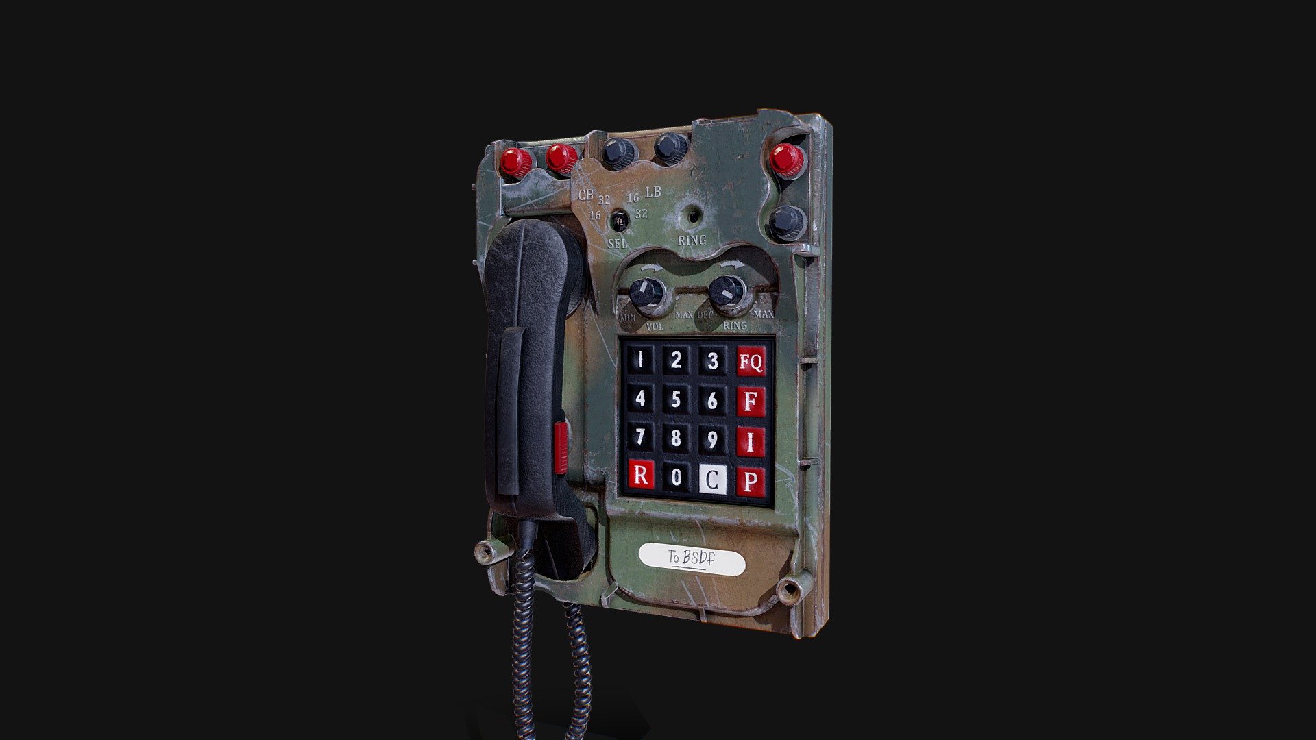 Military Telephone - 3D model by Siberia (@LtxxwSibeRia) [41ec565 ...