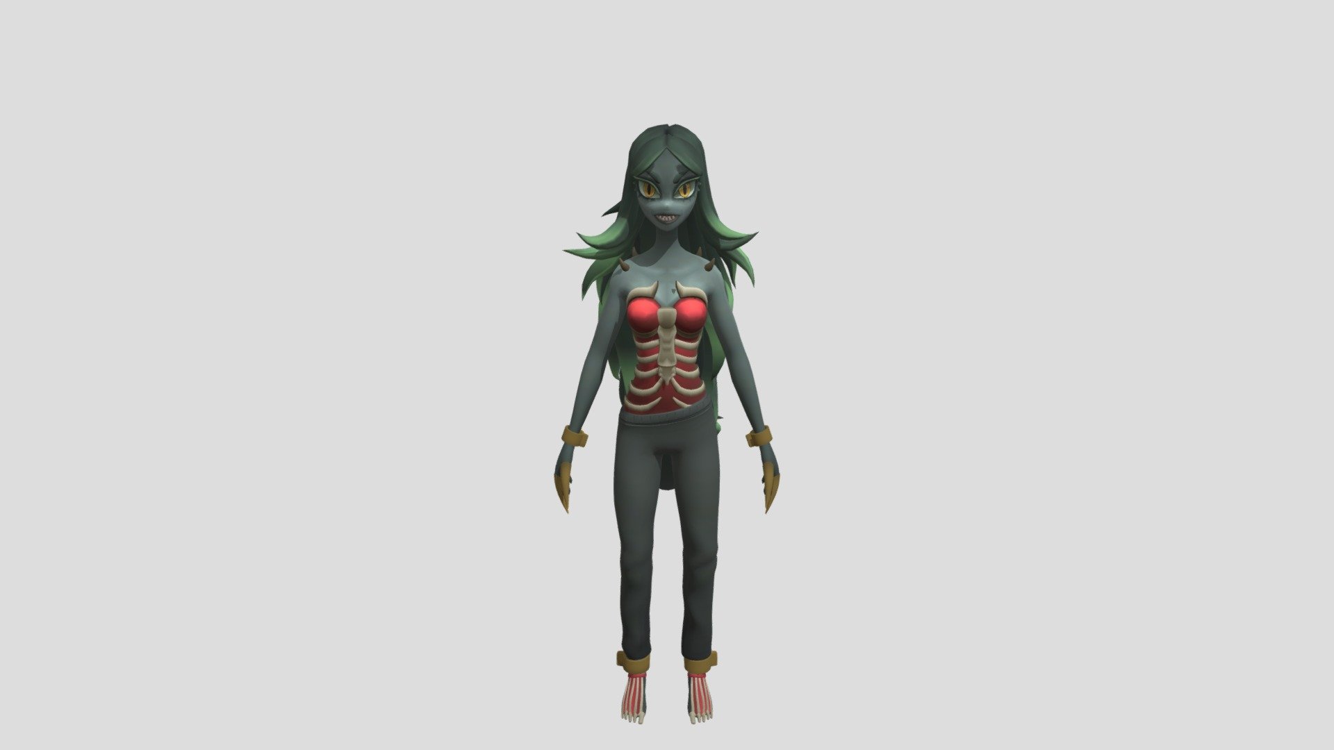 SCP682 Female - Download Free 3D model by Ezau954gamer (@paraisoezau ...