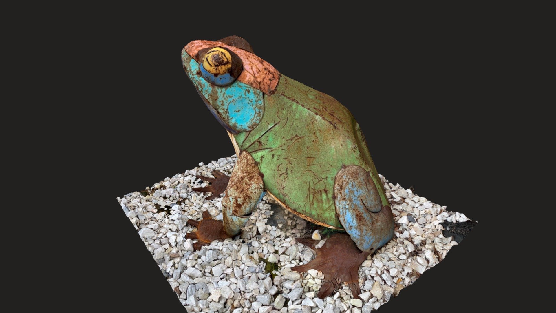 Day 279: Giant Metal Frog - Download Free 3D model by uttamg911 ...