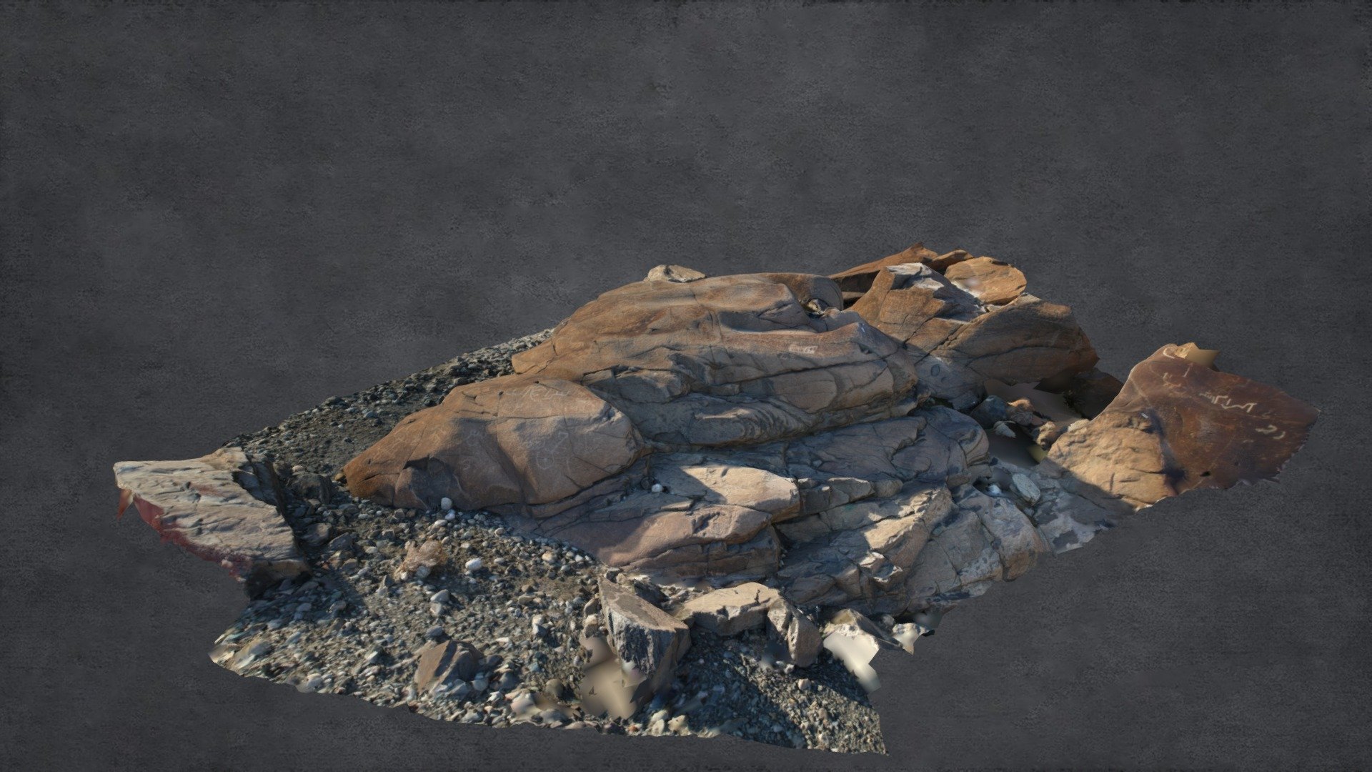 Rock Carving at Hodar Gah (Rock 34-01) - 3D model by cvlablums [41f1a6d ...