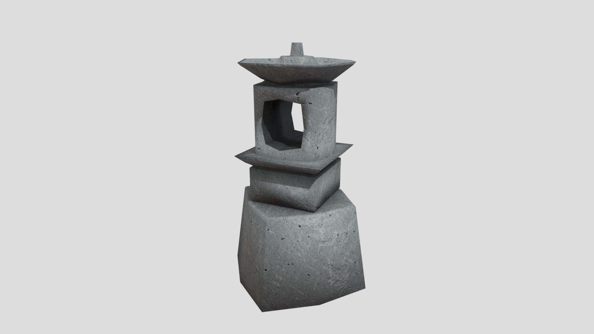 Japanese mini temple (Low Poly) - Download Free 3D model by ENTI_Bernat ...