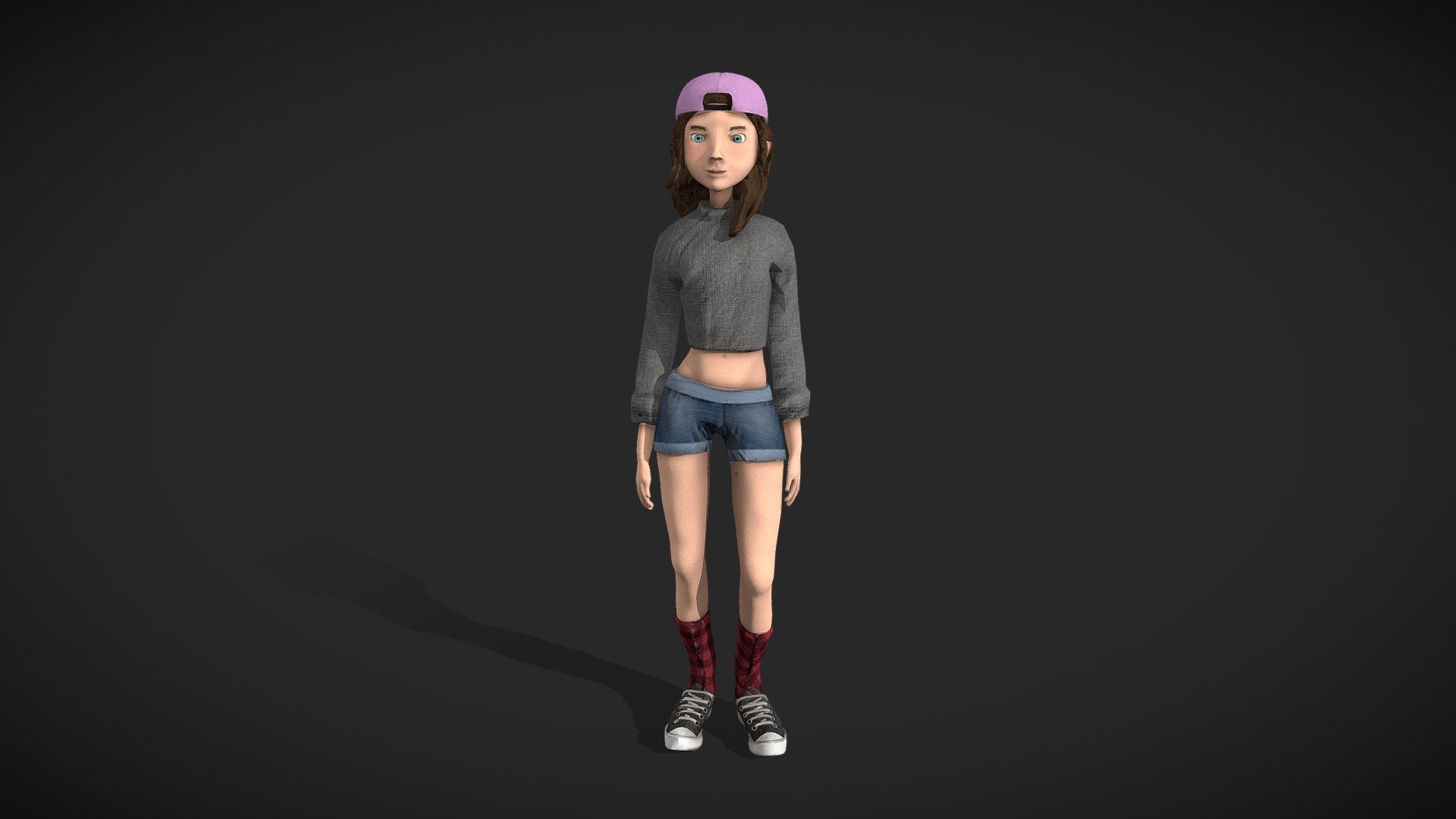 Chloe | Skater Girl - 3D model by toni_camacho [41f2f7f] - Sketchfab