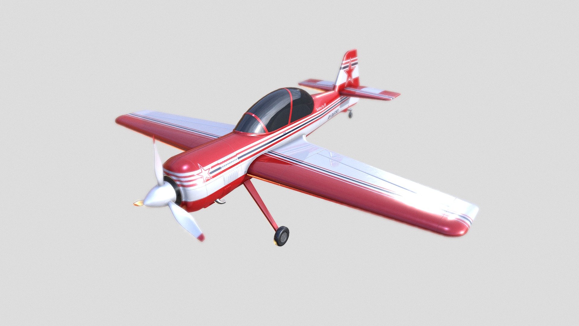Sukhoi Su-29 Airplane - Buy Royalty Free 3D model by Ovidiu Barat ...