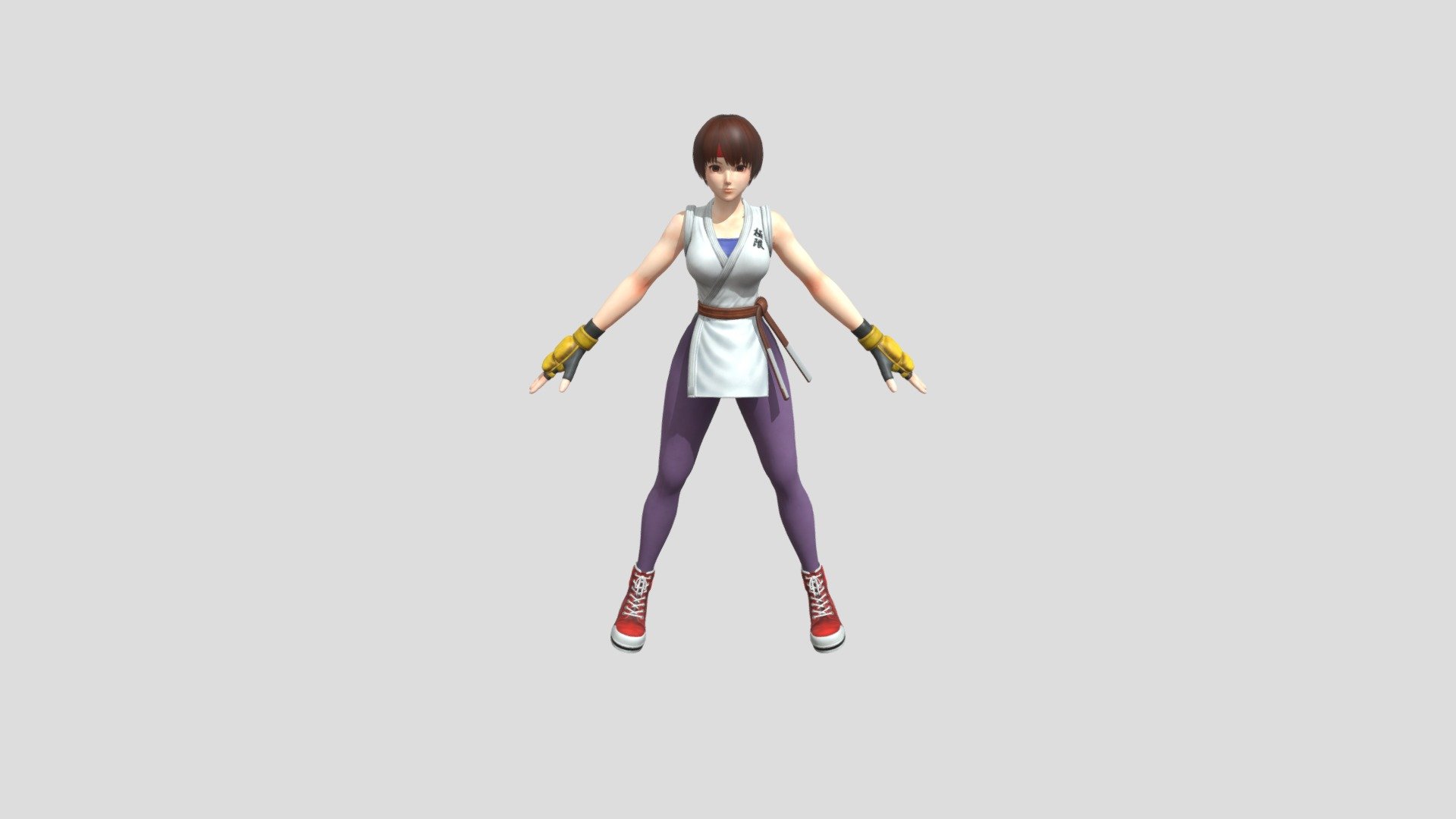 Yuri Sakazaki - KOF XIV - Download Free 3D model by Chechorams16 [41f46f1] - Sketchfab