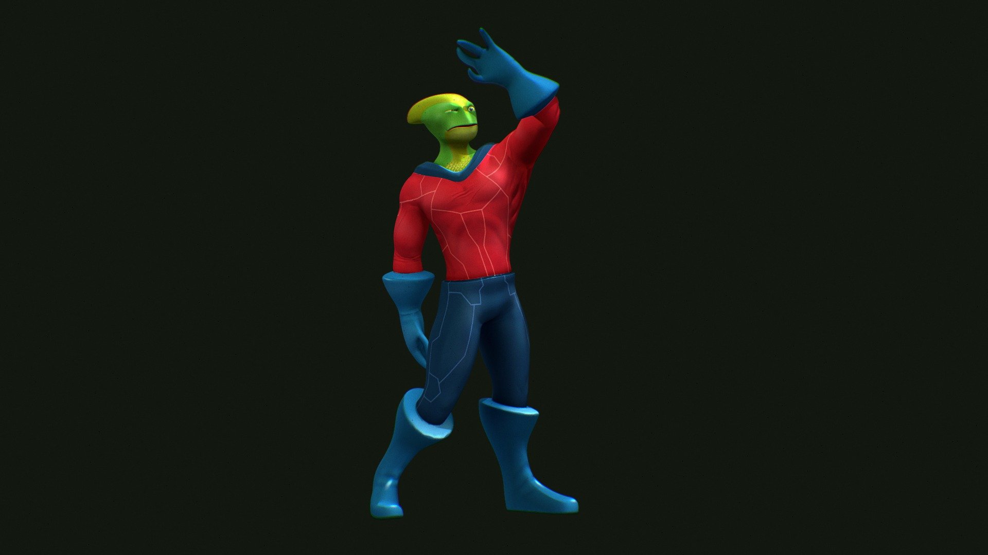 Alien Character Posing Test - 3D model by Rebecca_Thompson [41f6bd5 ...