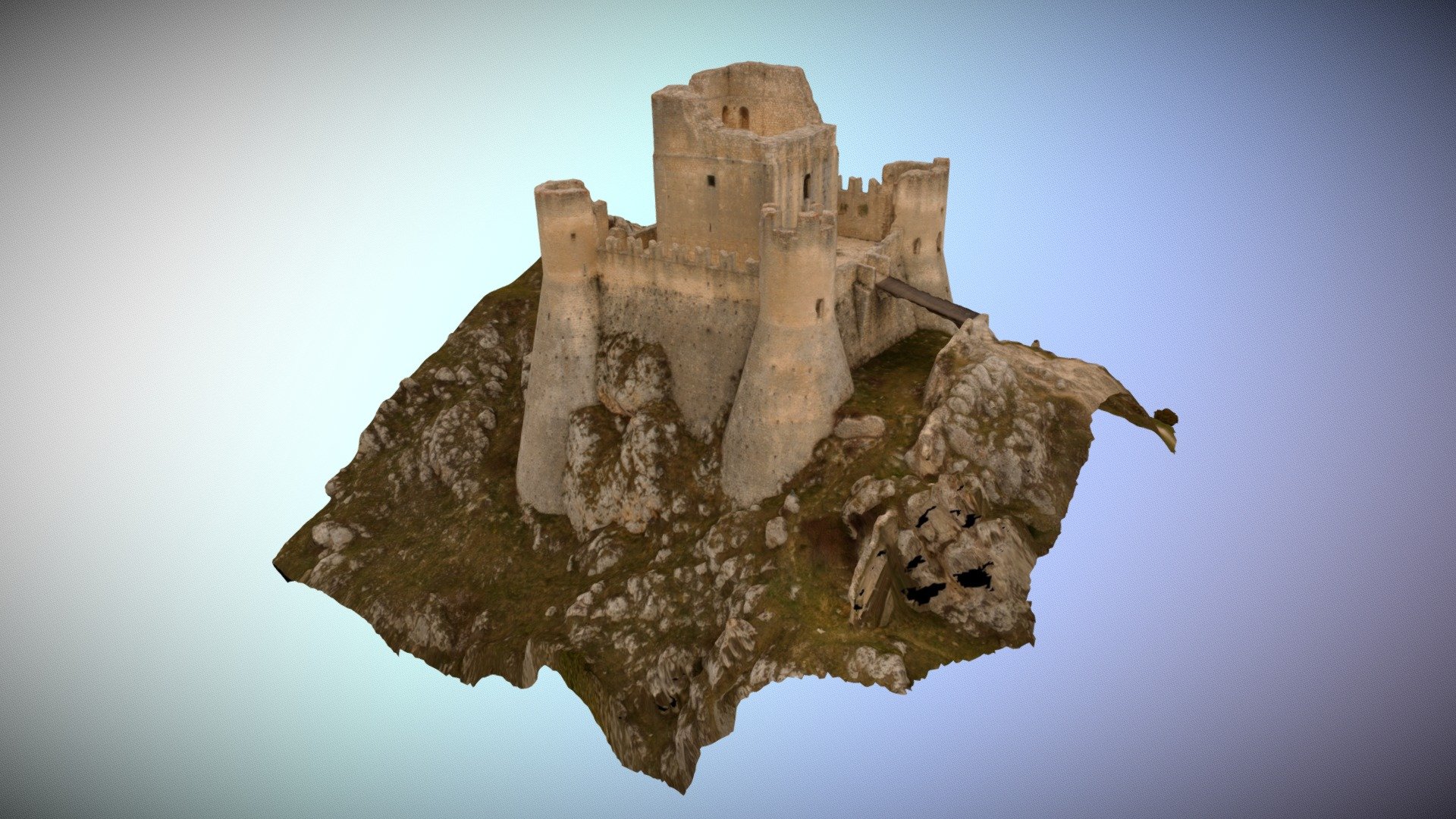Rocca Calascio - 3D model by air58 [41f6f5d] - Sketchfab