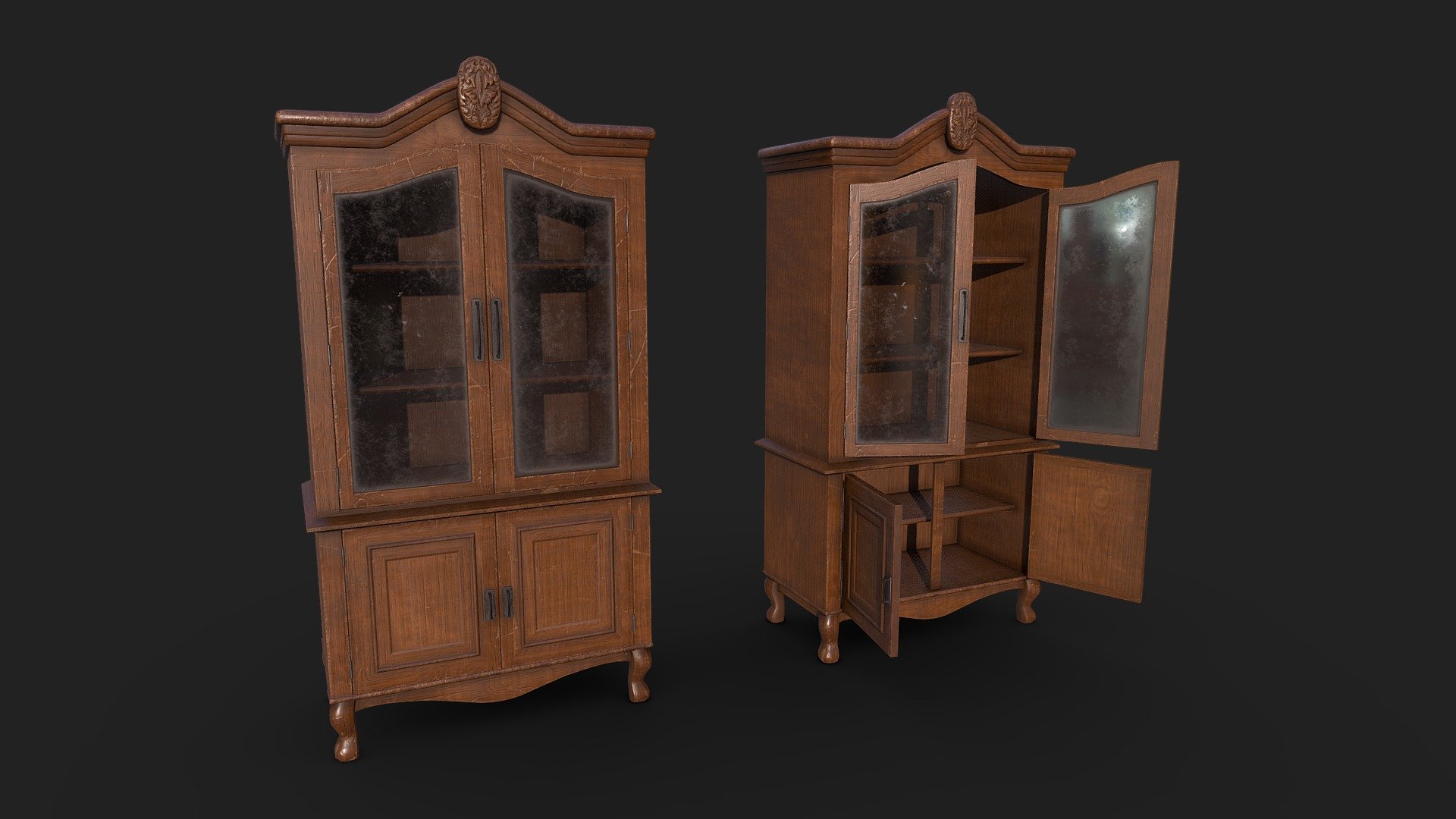 Vintage Cupboard - Buy Royalty Free 3D model by Thiago Ferraro ...