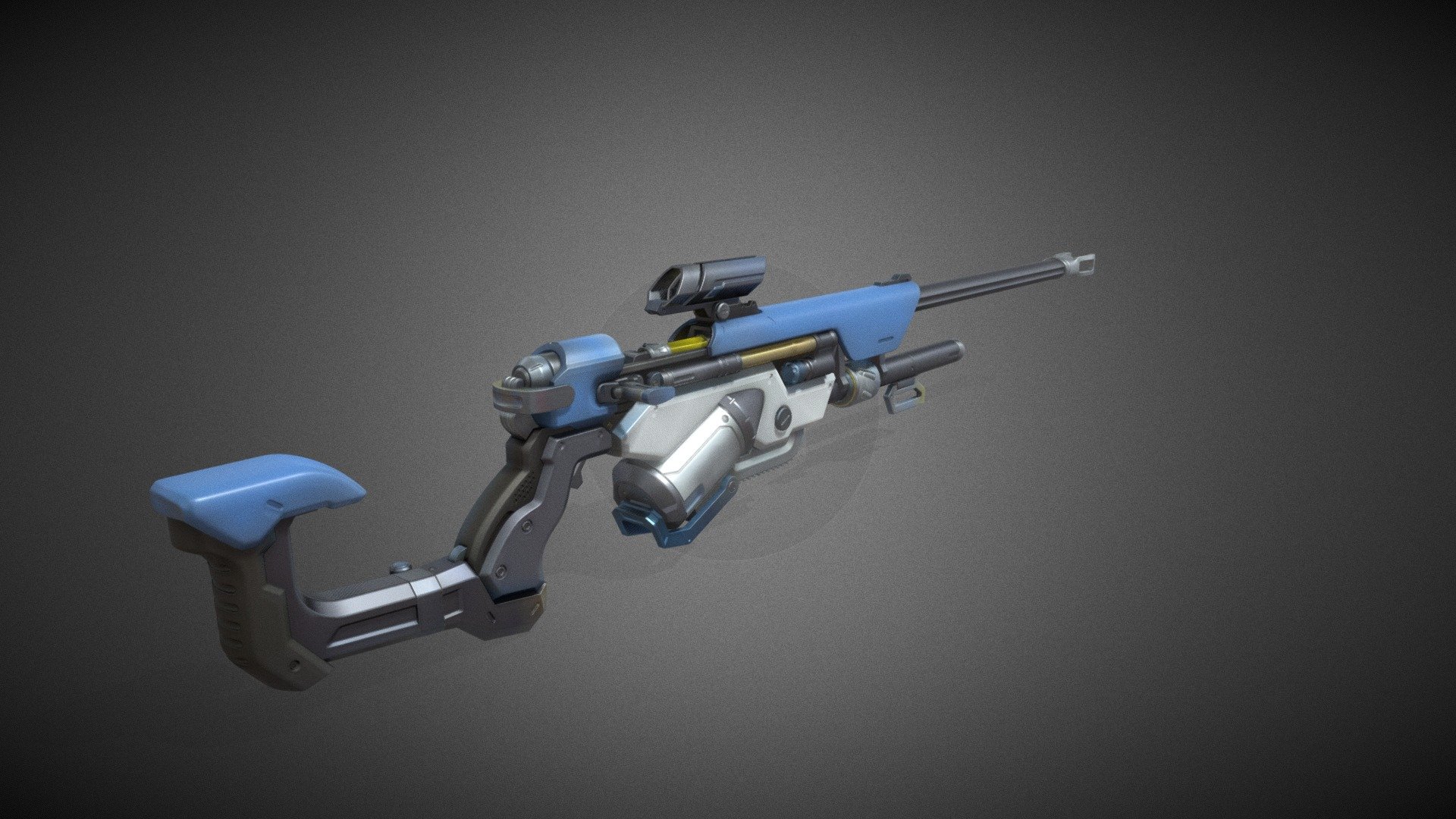 Ana's Biotic Rifle - Overwatch Cosplay prop - 3D model by Alex Murias ...