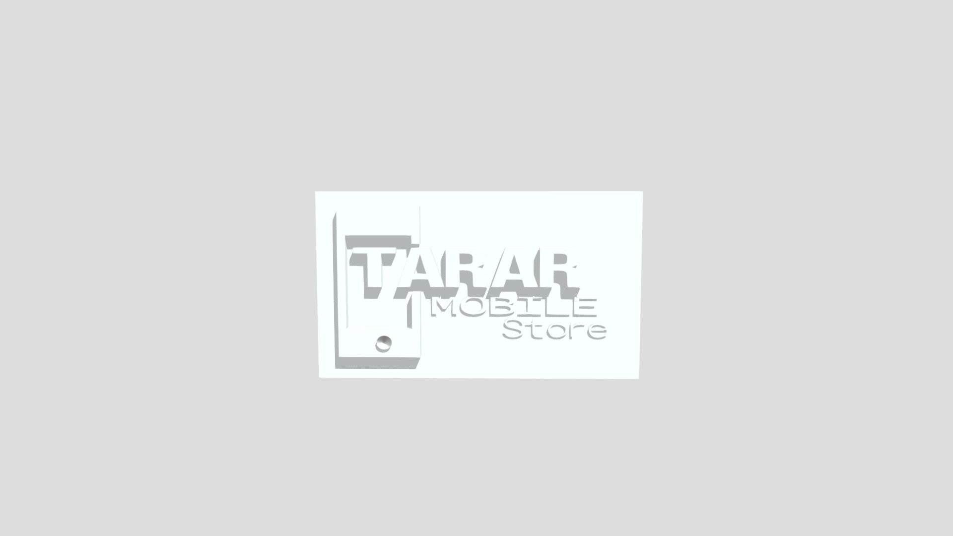 Tarar Mobile Store Logo - Download Free 3D model by roshanpro999 ...