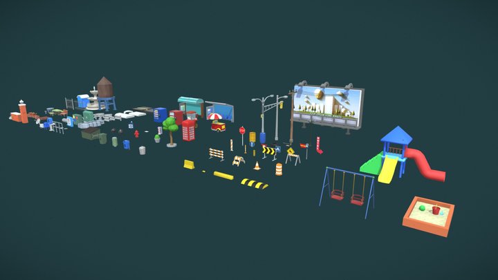 Playground 3D models - Sketchfab