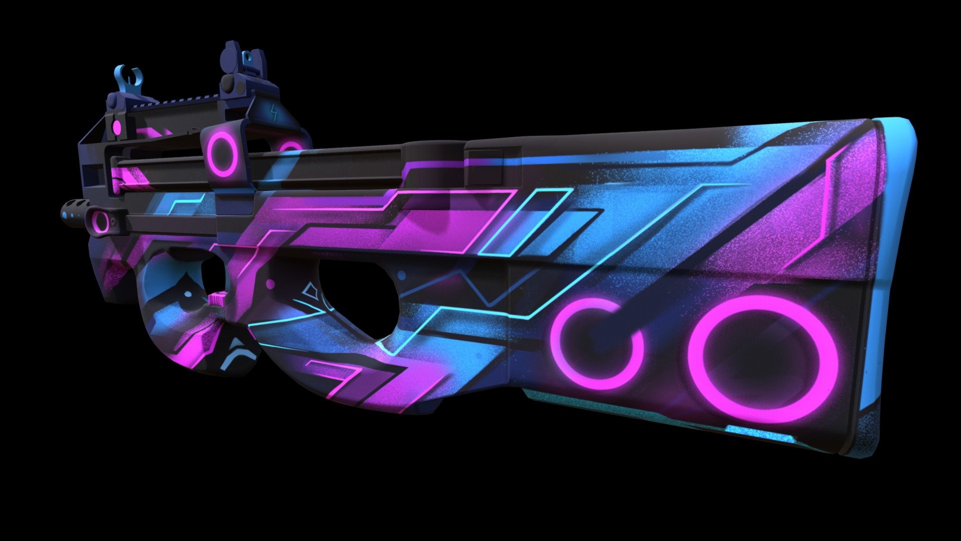p90 | Light Night - 3D model by senkizh [41ffc8d] - Sketchfab