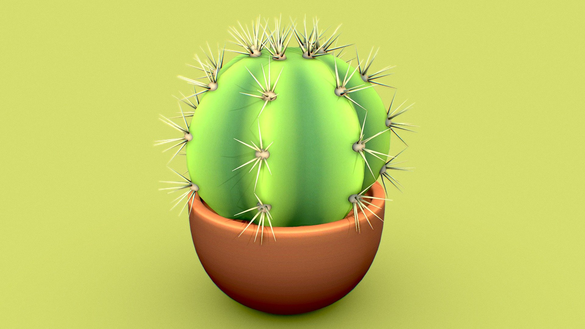 Stylized Cactus - Download Free 3D model by Onur (@onurpearl) [4200191 ...