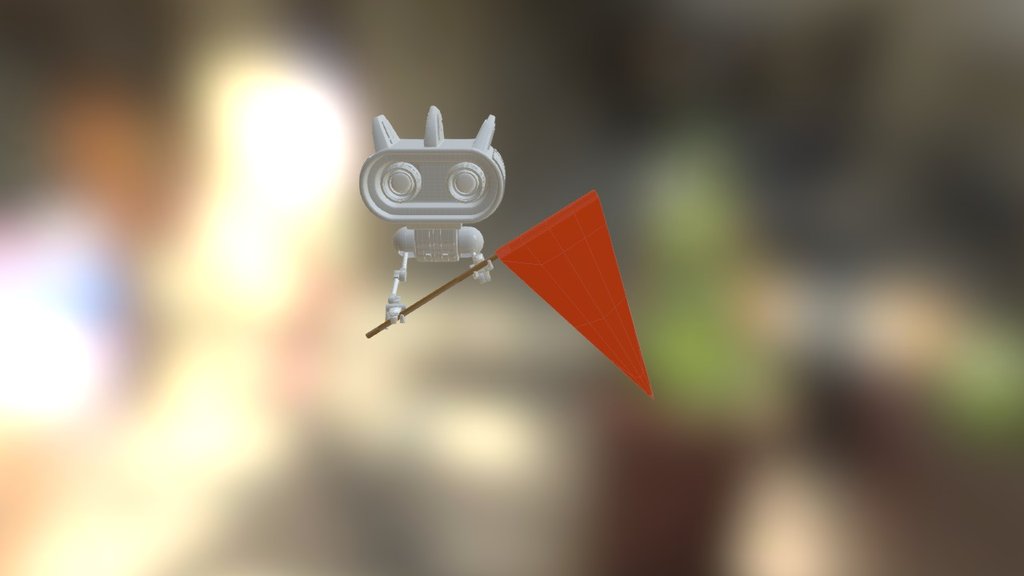 FlagBot - 3D model by JohnnyMatthews [4201750] - Sketchfab