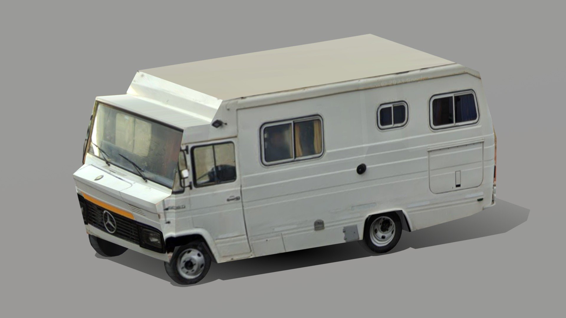 Mercedes Benz Camper Van - Download Free 3D model by maregajavier ...