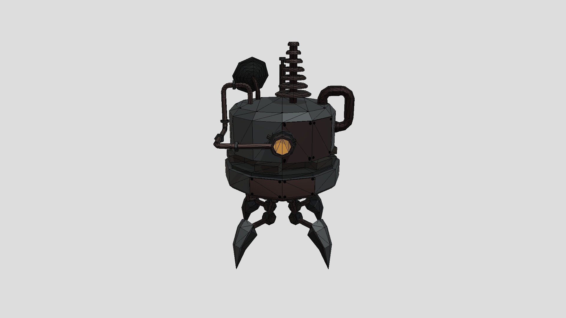 Polygonal Robot Hermit MODDED - 3D model by luigithefrench [4202dcc ...